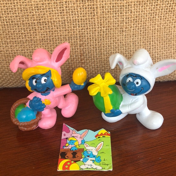 Smurfs | Toys | Vintage Easter Smurfs | Poshmark